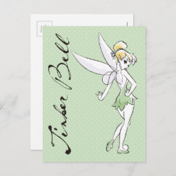 Tinker Bell | Pretty Little Pixie Postcard | Zazzle