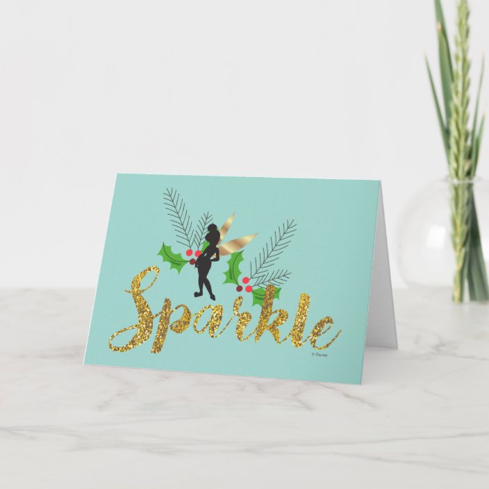 Tinker Bell | Tinker Bell Christmas Sparkle Holiday Card | Zazzle.com