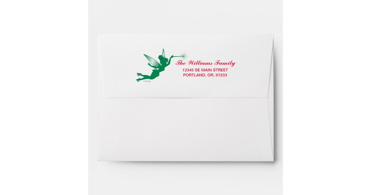 Tinker Bell | Winter Magic 2 Envelope | Zazzle