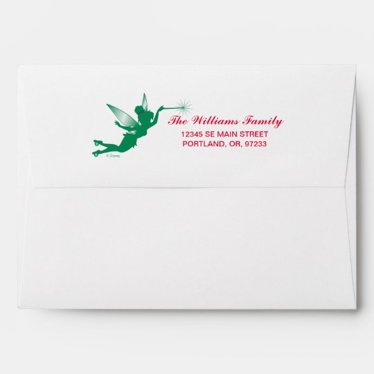 Tinker Bell | Winter Magic 2 Envelope | Zazzle.com