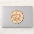 Tinted Arizona State Quarter Design Car Sticker | Zazzle