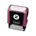 Tiny Cute Return Address Self-inking Stamp | Zazzle