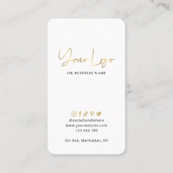 Tiny Tattoo Aftercare Guide Elegant Gold PMU Business Card | Zazzle