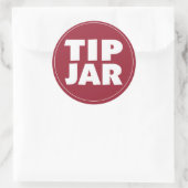 Tip Jar sticker | Zazzle