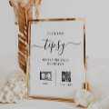 Tip Your Bartender Sign, Wedding Bar Tip Sign | Zazzle
