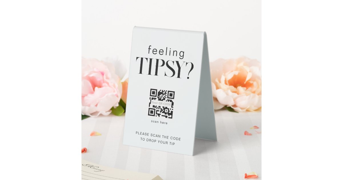 Tips Qr Code Sign | Zazzle