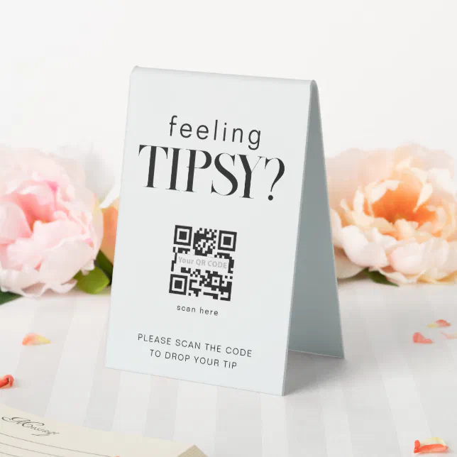 Tips Qr Code Sign | Zazzle