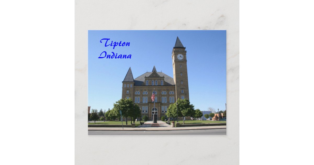 Tipton County Courthouse - Customized Postcard | Zazzle