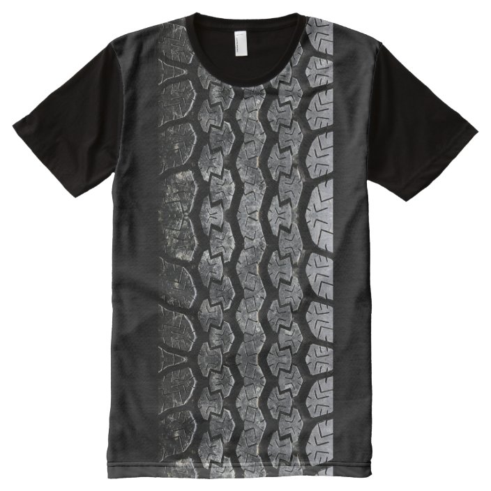 Tire Tread All-Over-Print T-Shirt | Zazzle.com