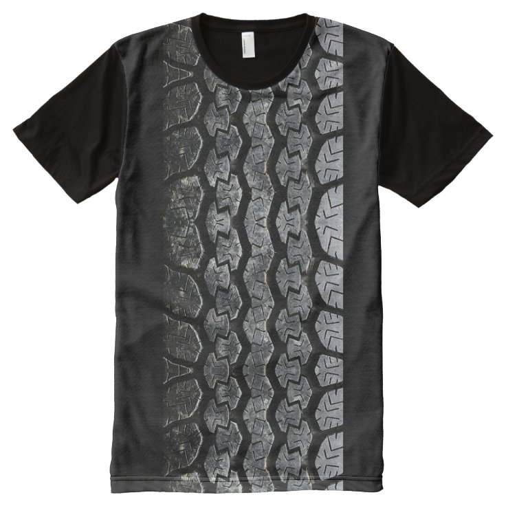 Tire Tread All-Over-Print T-Shirt | Zazzle