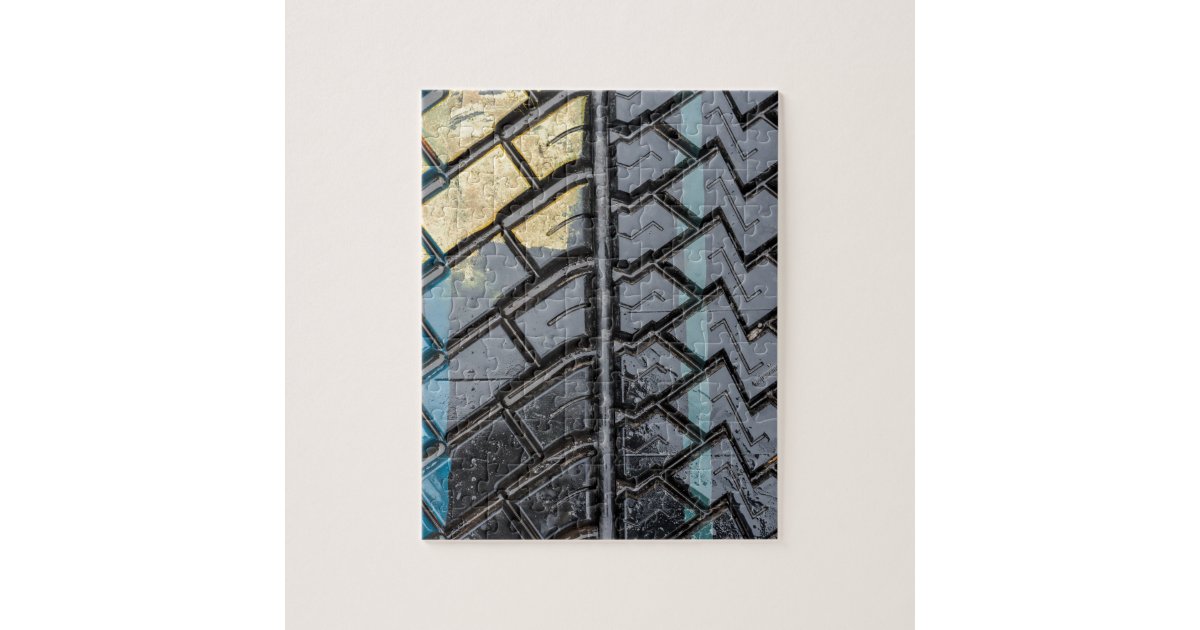 Tire Tread Jigsaw Puzzle | Zazzle