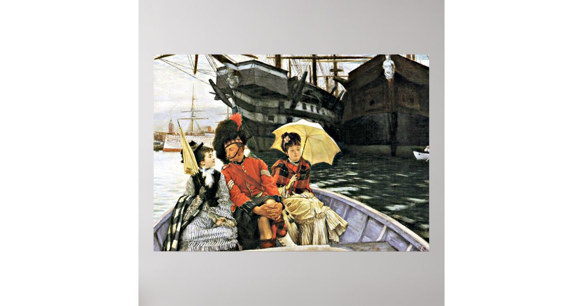 Tissot: Portsmouth Dockyard artwork Poster | Zazzle