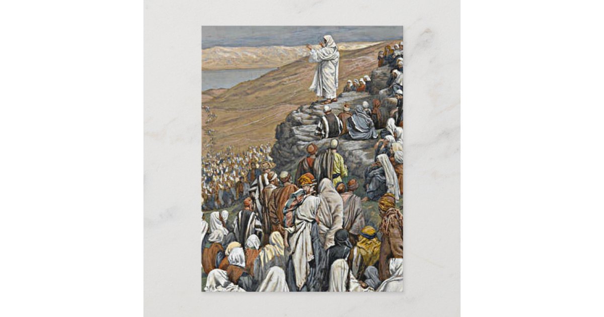 Tissot - The Sermon on the Mount Postcard | Zazzle