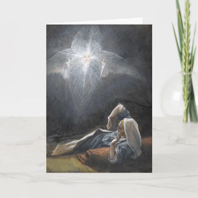 Tissot's "The Vision of Saint Joseph" Advent Holiday Card | Zazzle