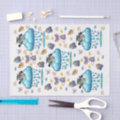 Tissue Paper Baby Shower Cat Dog Mice Rainbow | Zazzle