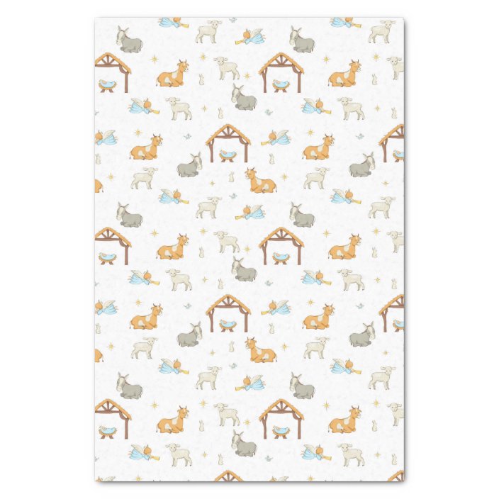 Tissue Paper - Christian Nativity Scene | Zazzle.com