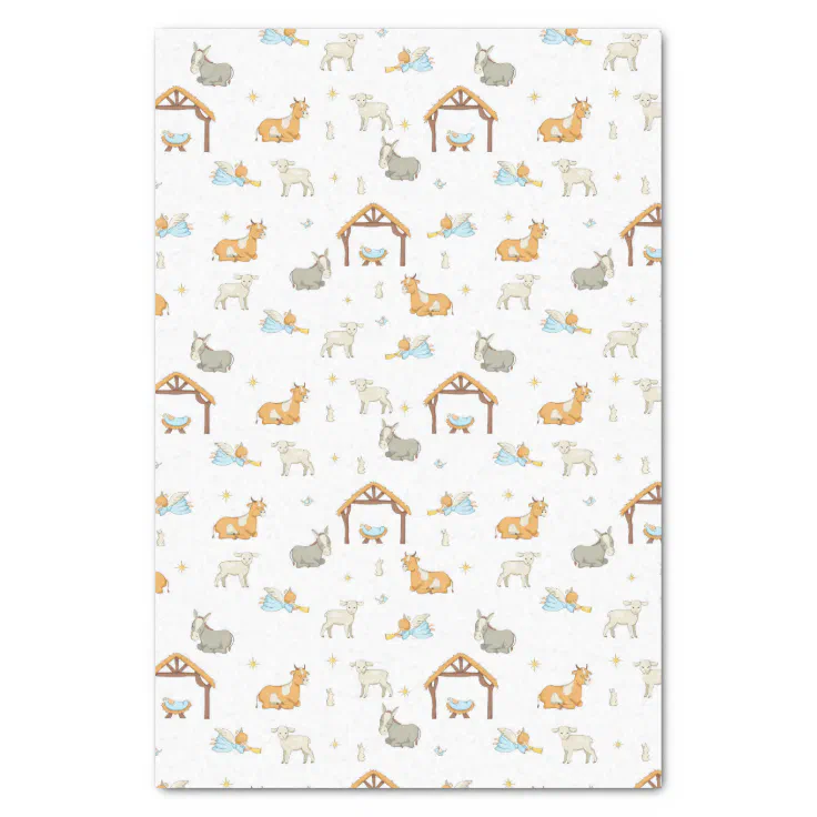 Tissue Paper - Christian Nativity Scene | Zazzle