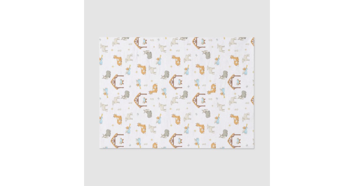 Tissue Paper - Christian Nativity Scene | Zazzle