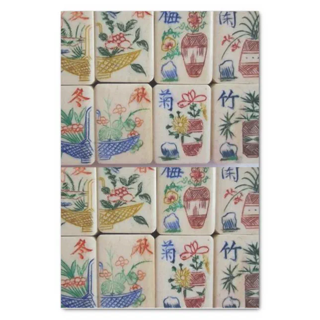 Tissue Paper Mahjong | Zazzle