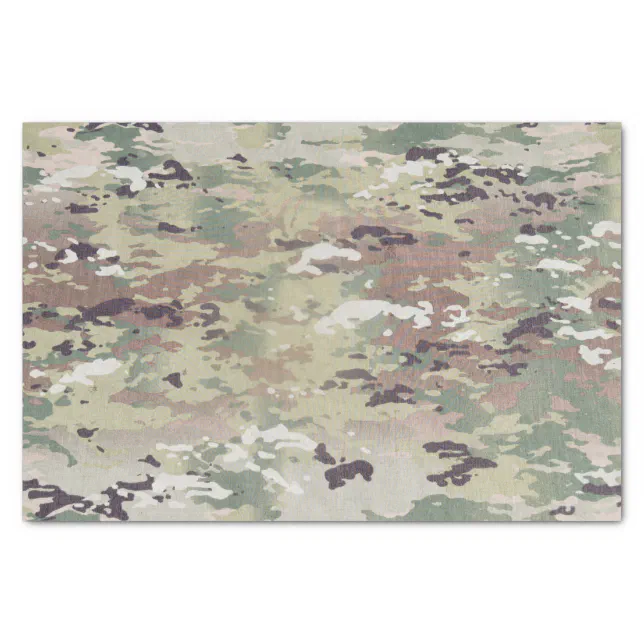Tissue Paper Wrapping Army OCP Camo Uniform Camofl | Zazzle