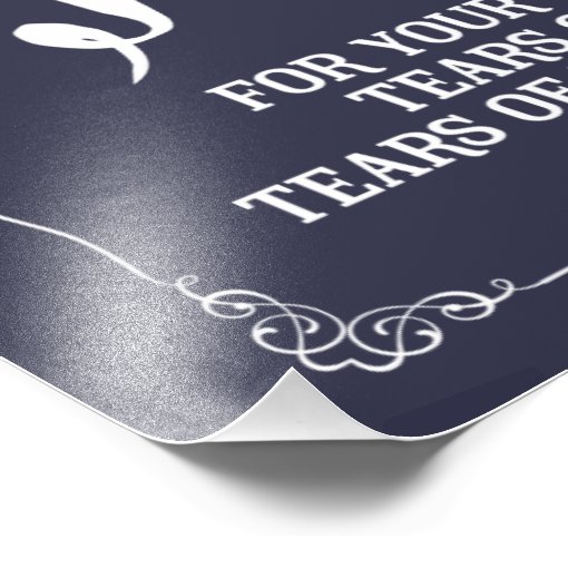 tissues wedding sign Navy nautical wedding | Zazzle