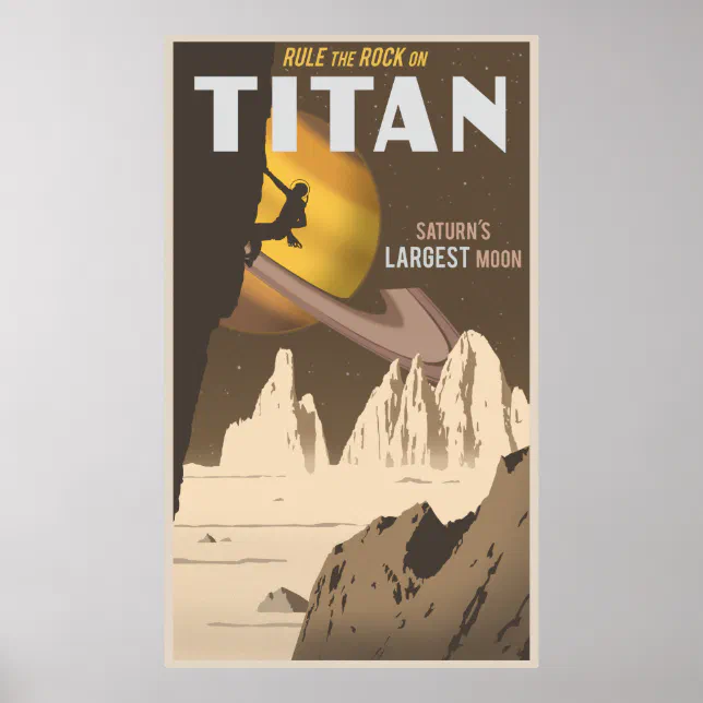 Titan - Large format Poster | Zazzle