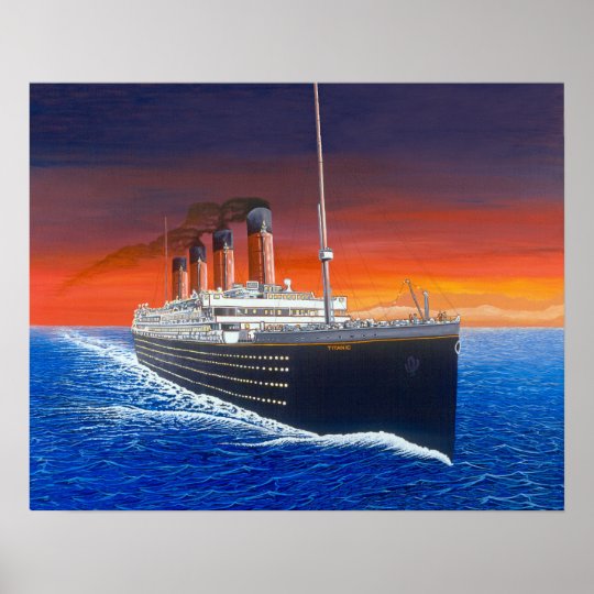 TITANIC Art Print | Zazzle.com