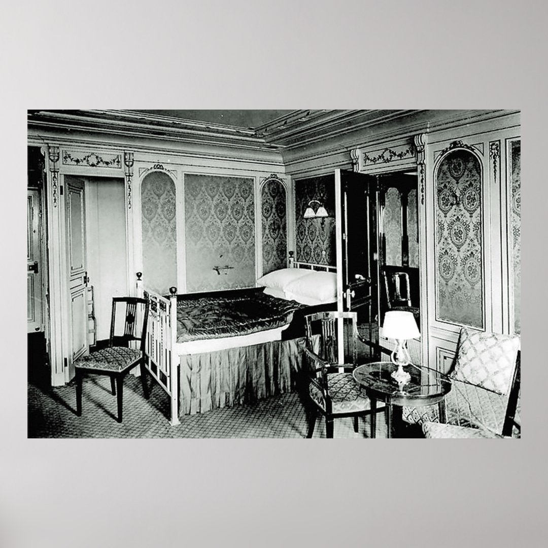 Titanic Bedroom Suite Photo Poster | Zazzle