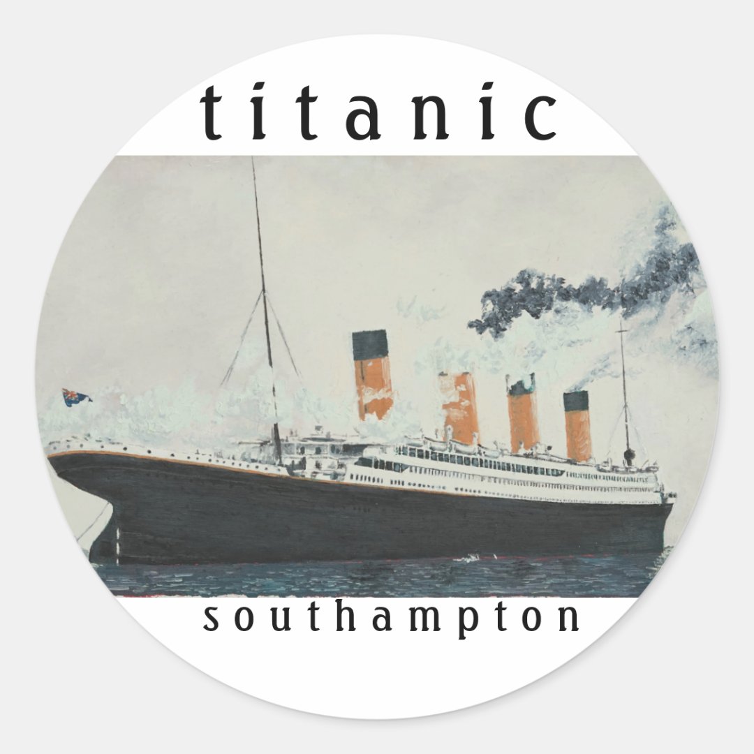TITANIC Sticker | Zazzle