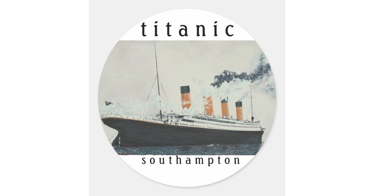 TITANIC Sticker | Zazzle