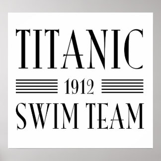Swim Team Posters | Zazzle