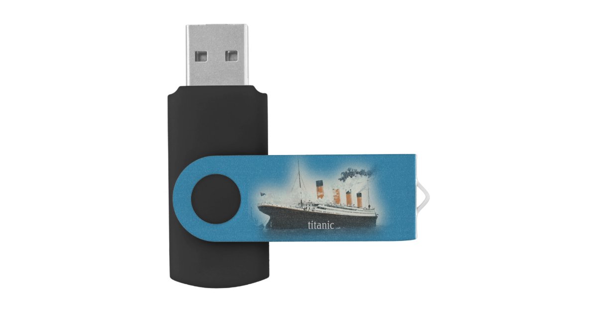 Titanic Vintage Maritime White Star Line Ship Flash Drive | Zazzle