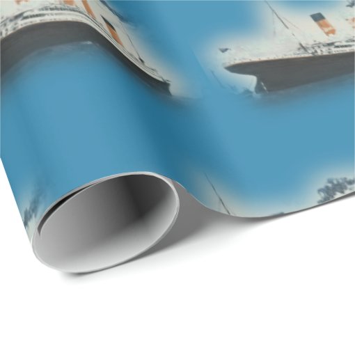 Titanic Vintage Maritime White Star Line Ship Wrapping Paper | Zazzle