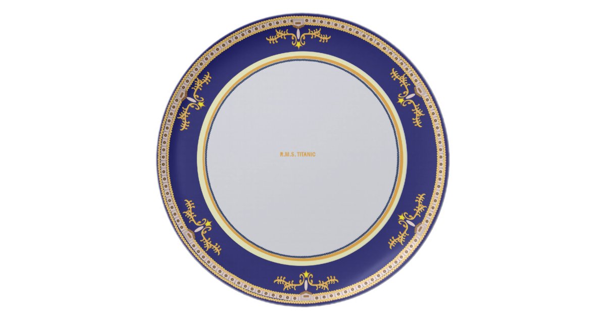 Titanic VIP plate design | Zazzle