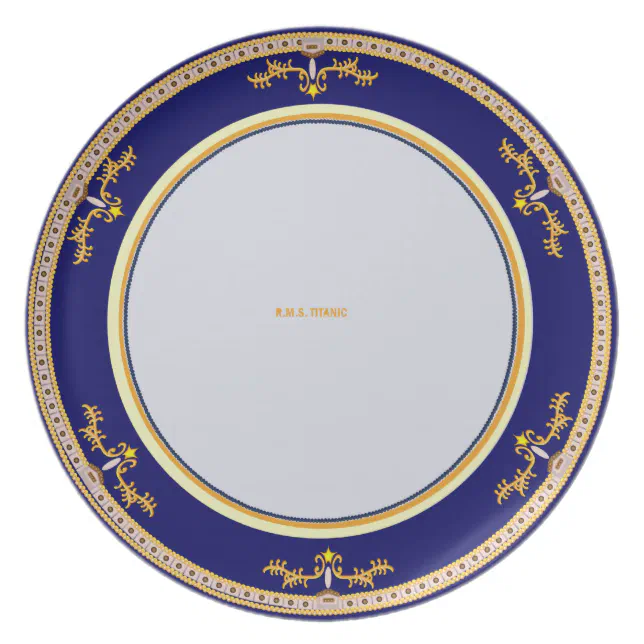 Titanic VIP plate design | Zazzle