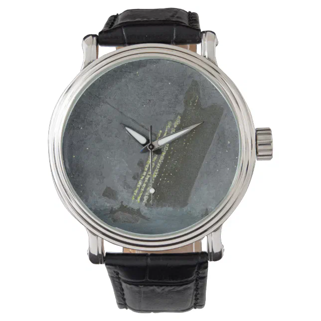TITANIC Watch, final moments Fantail on end Watch | Zazzle