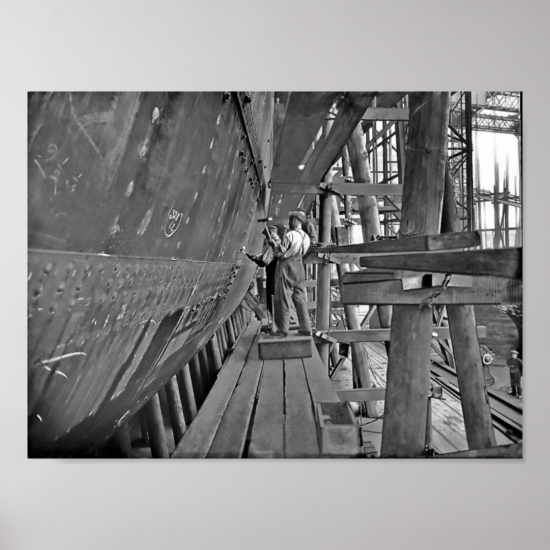 Titanic's Ironworkers Poster | Zazzle