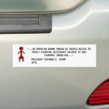 TITLE X FUNDING BUMPER STICKER | Zazzle