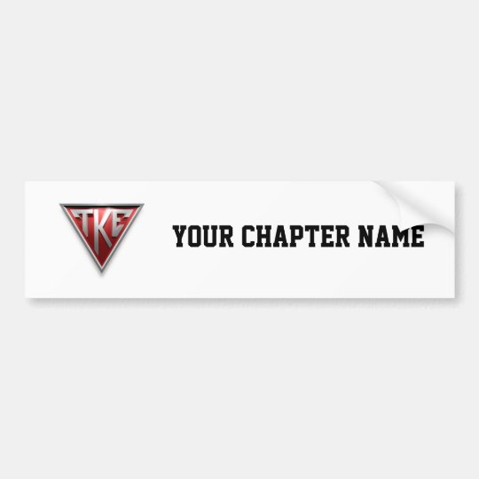 TKE Triangle Bumper Sticker | Zazzle.com