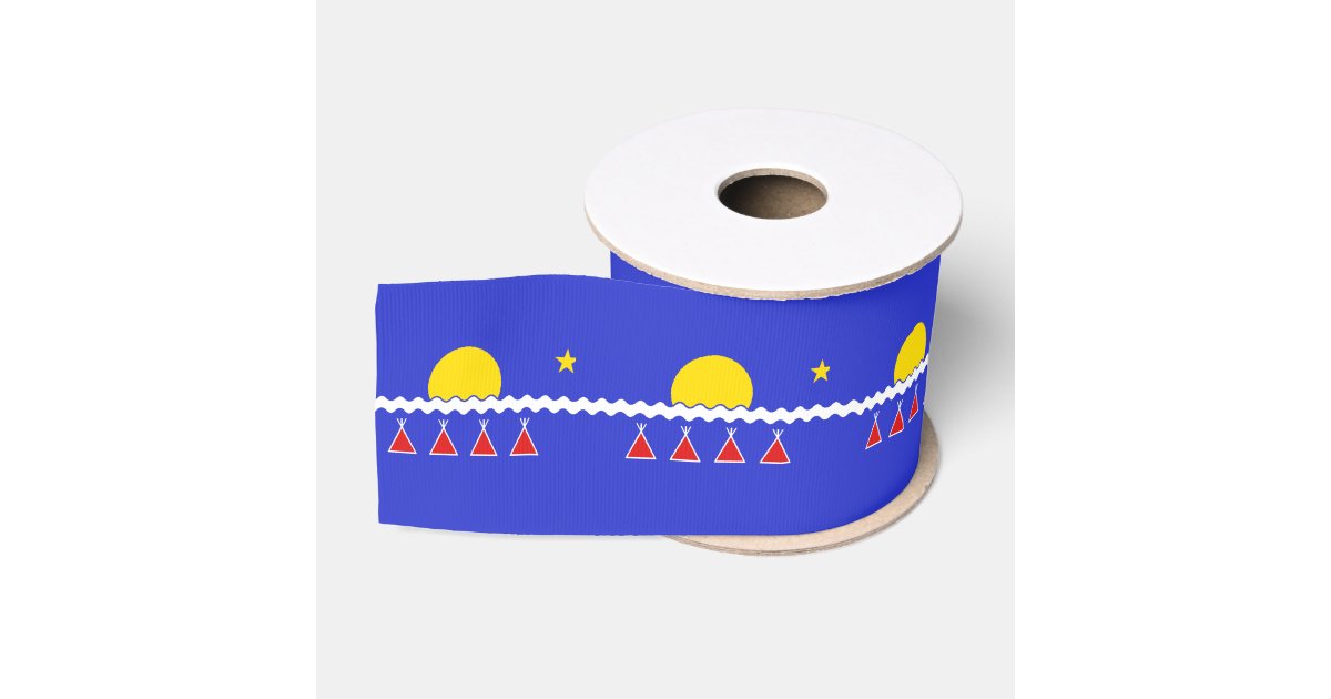 Tlicho Flag Ribbon Tlicho Nation Ribbon | Zazzle