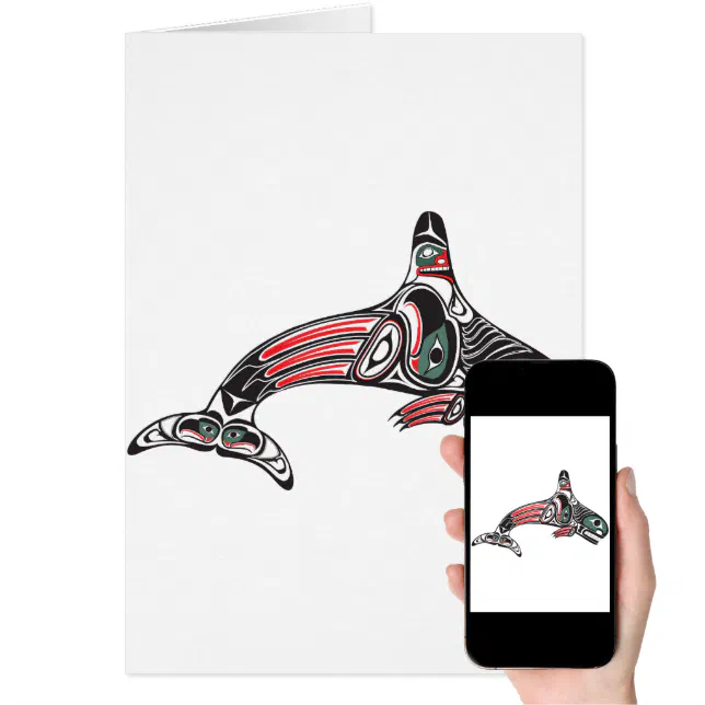Tlingit Killer Whale & Eagle | Zazzle