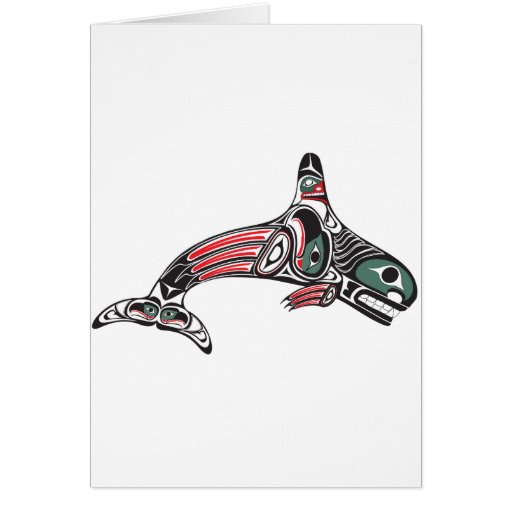 Tlingit Killer Whale & Eagle | Zazzle