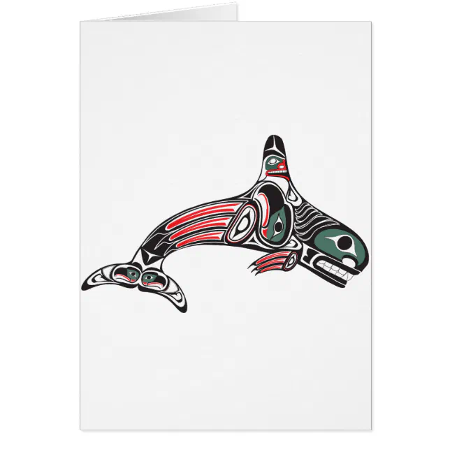 Tlingit Killer Whale & Eagle | Zazzle