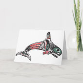 Tlingit Killer Whale & Eagle Card | Zazzle