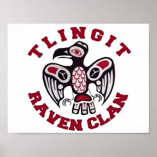 Tlingit Raven Clan Poster | Zazzle.com