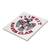 Tlingit Raven Clan Tile | Zazzle