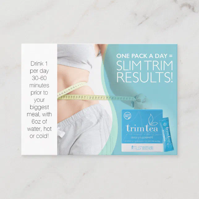 TLS TRIM TEA BUSINESS CARDS | Zazzle