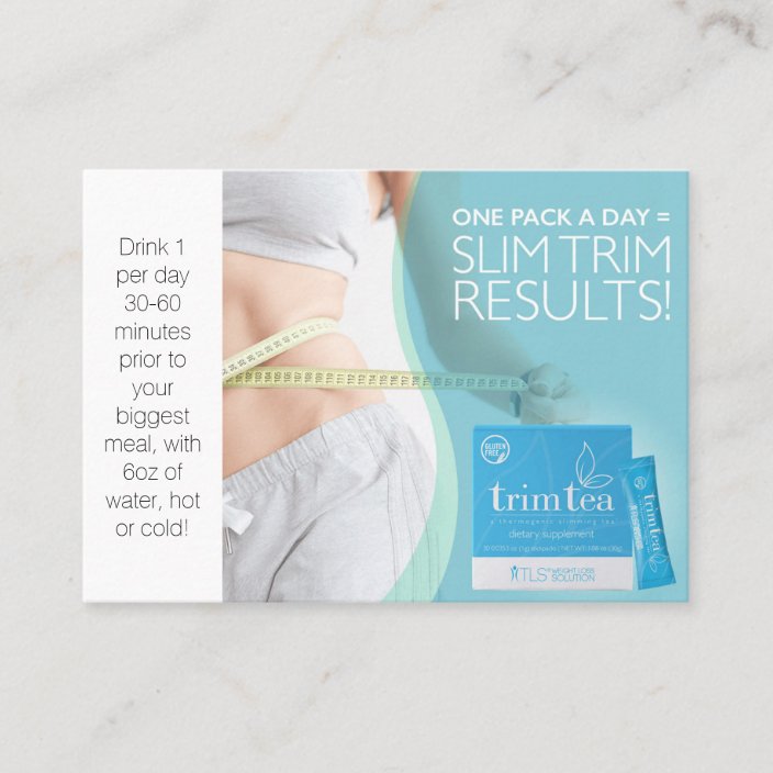 TLS TRIM TEA BUSINESS CARDS | Zazzle.com