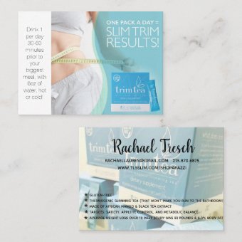 TLS TRIM TEA BUSINESS CARDS | Zazzle