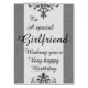To a special Girlfriend big birthday card | Zazzle